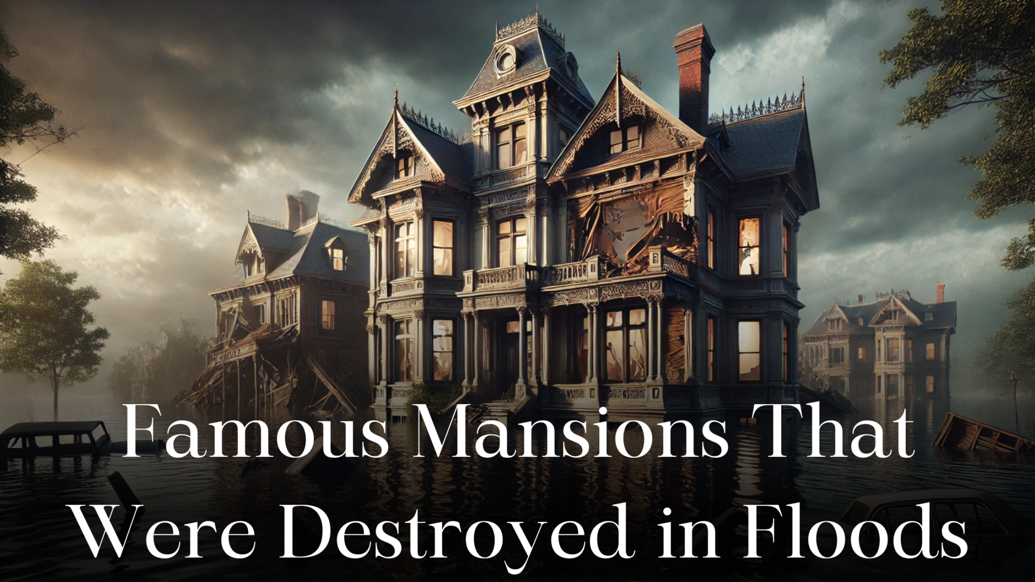 Famous Mansions That Were Destroyed in Floods - Lost Mansions