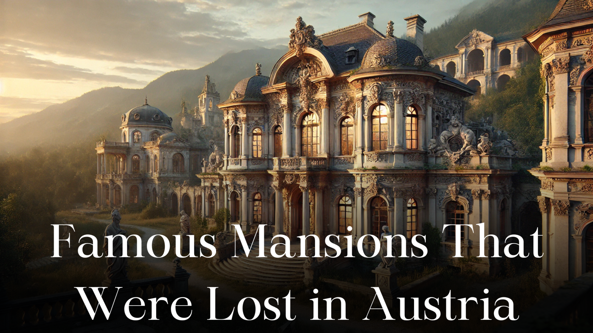 Famous Mansions That Were Lost in Austria - Lost Mansions