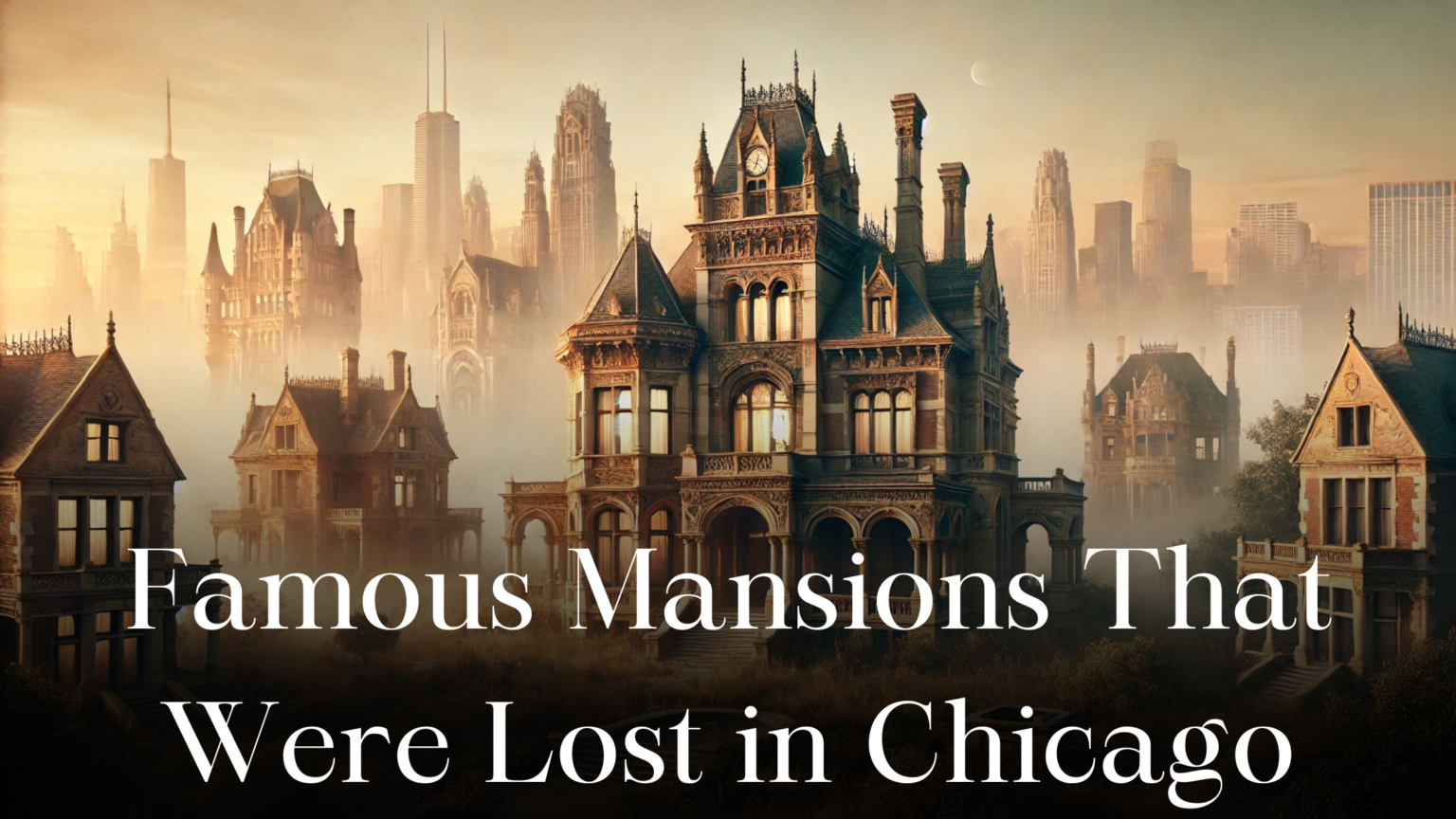 Famous Mansions That Were Lost in Chicago - Lost Mansions