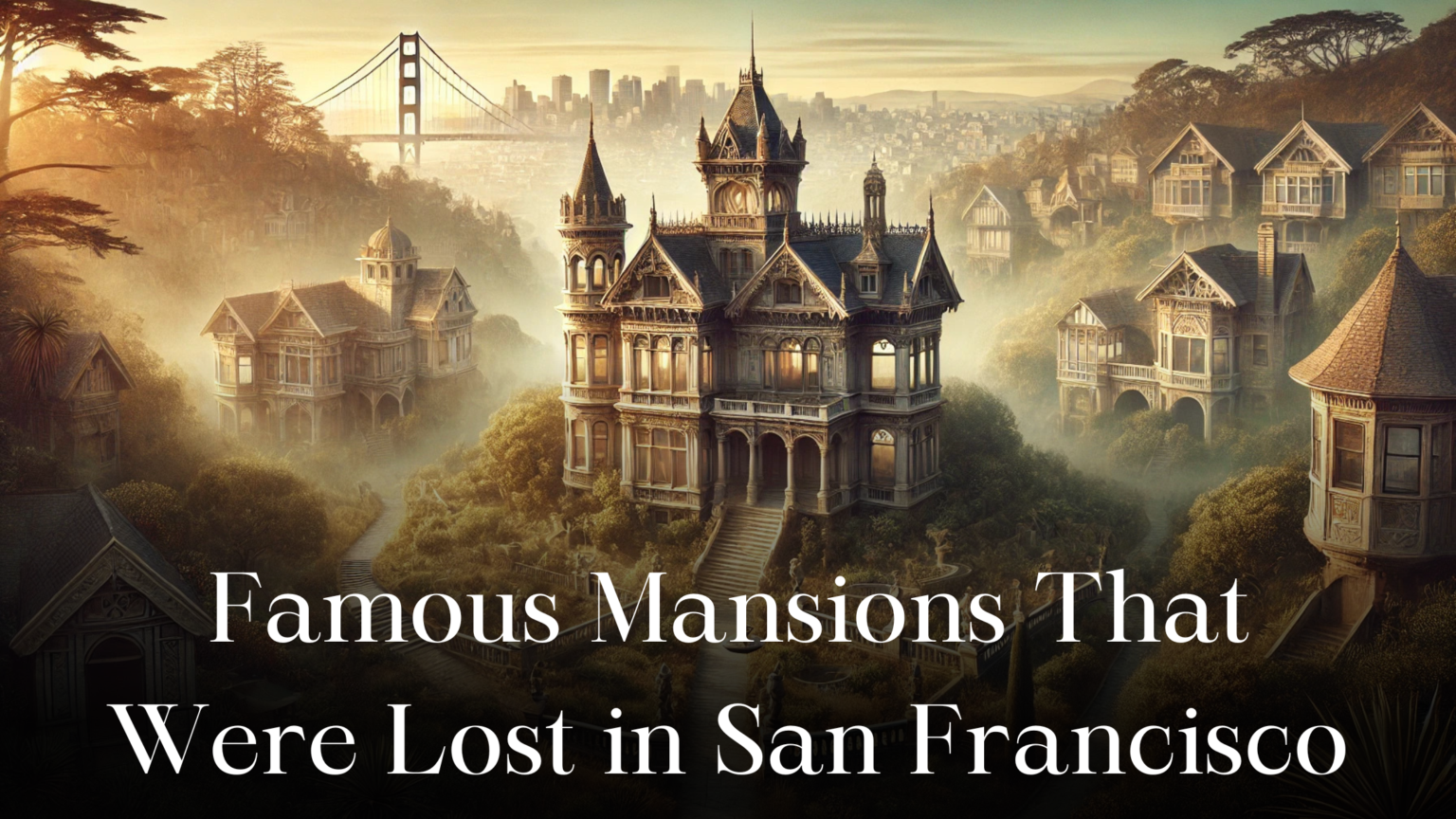 Famous Mansions That Were Lost in San Francisco - Lost Mansions