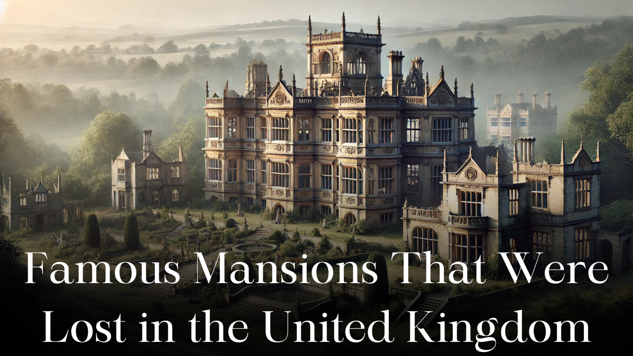 Famous Mansions That Were Lost in the United Kingdom - Lost Mansions
