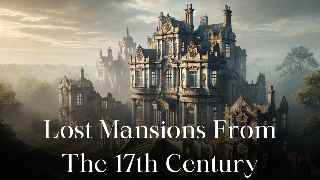 Lost Mansions From The 17th Century - Lost Mansions