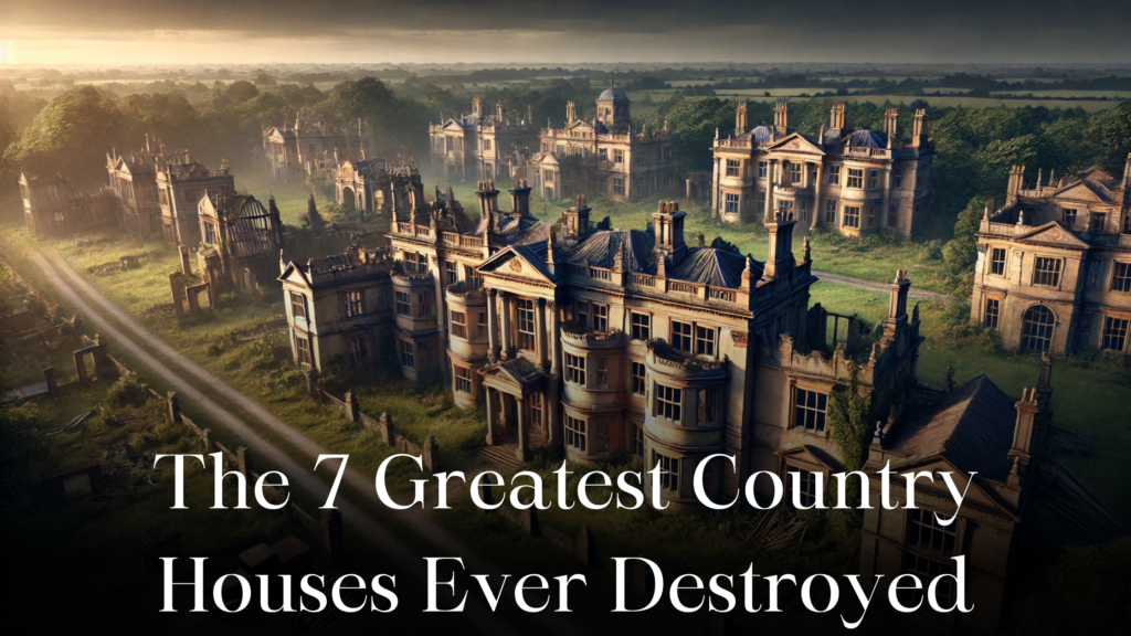 The 7 Greatest Country Houses Ever Destroyed - Lost Mansions