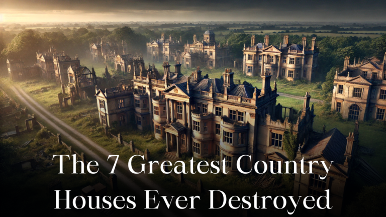 The 7 Greatest Country Houses Ever Destroyed - Lost Mansions